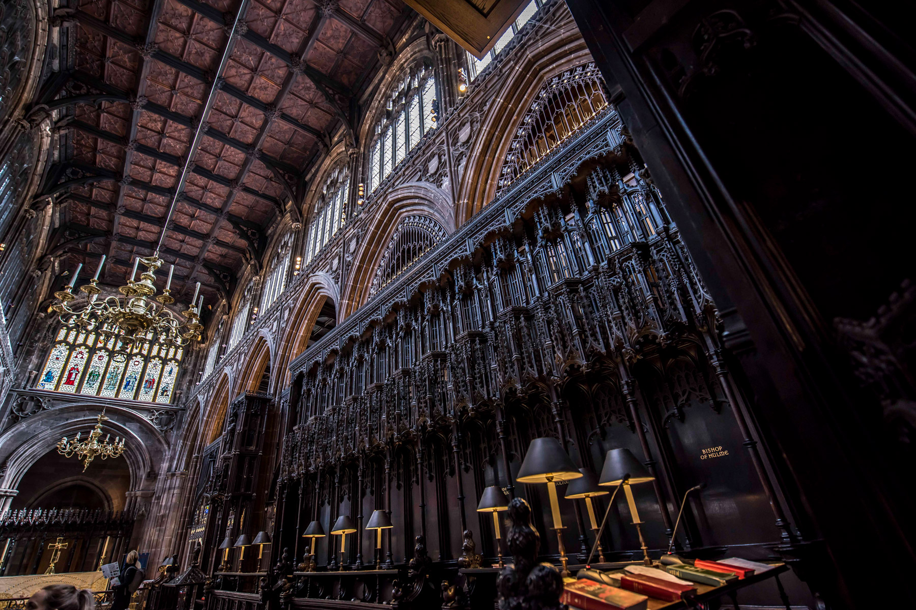 Inside Manchester Cathedral